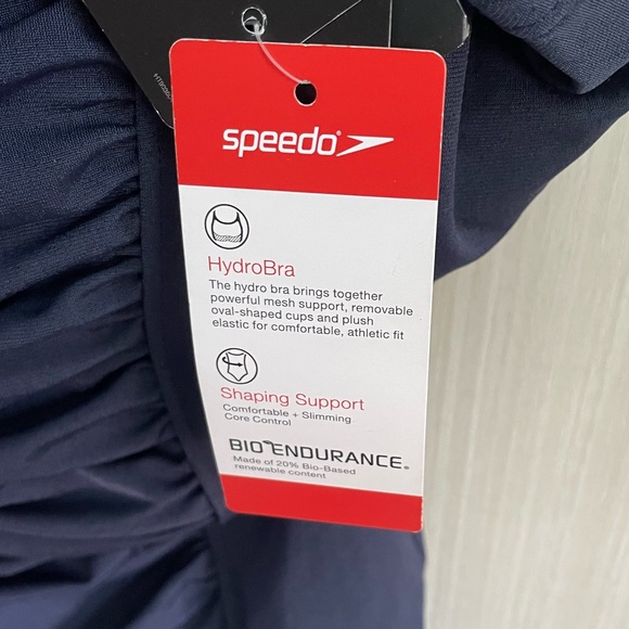 Speedo | Swim | Speedo Navy Blue One Piece Bathing Suits Size Nwt ...